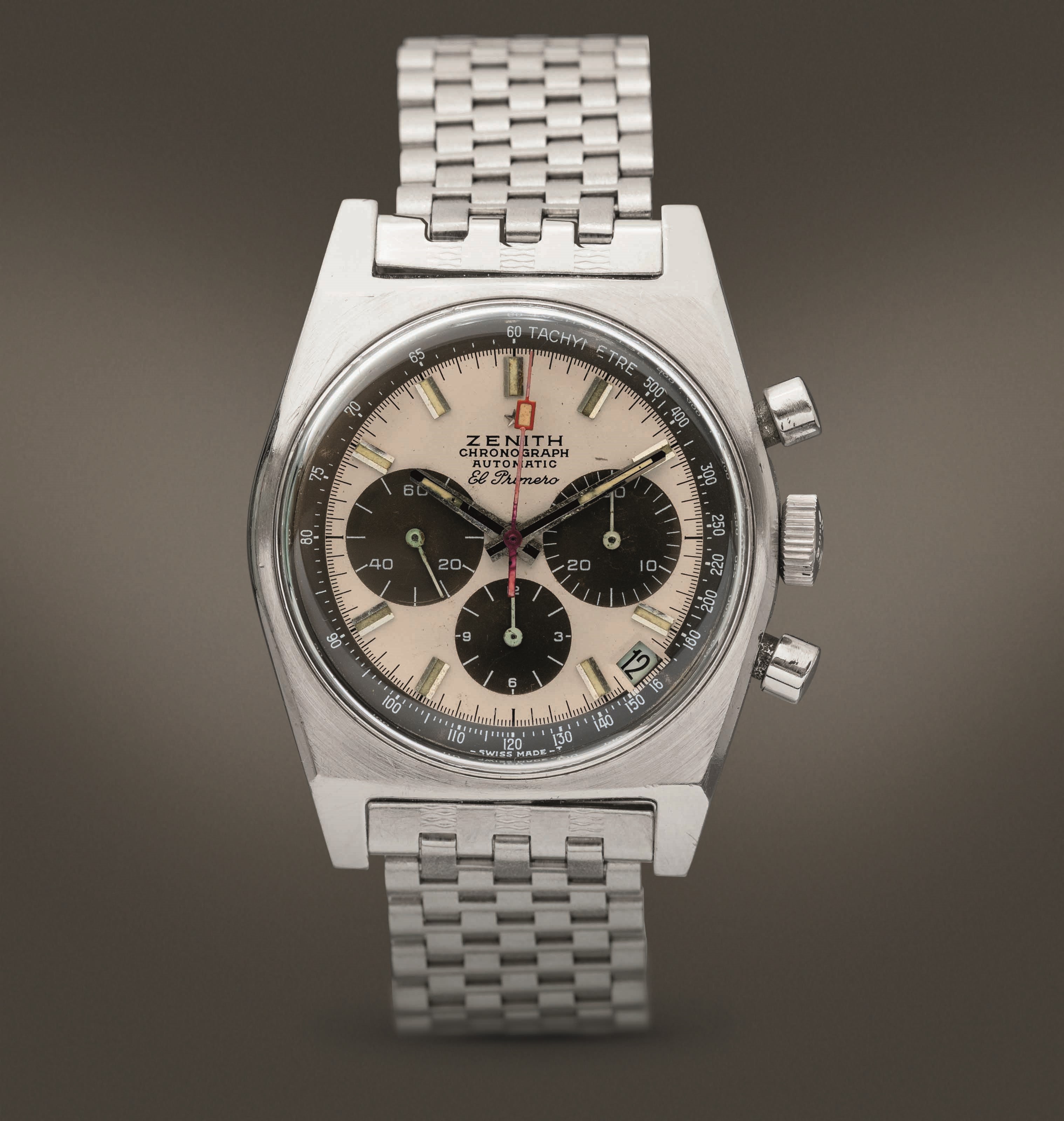 ZENITH - El Primero A384 cronografo in acciaio automatico con datario ...