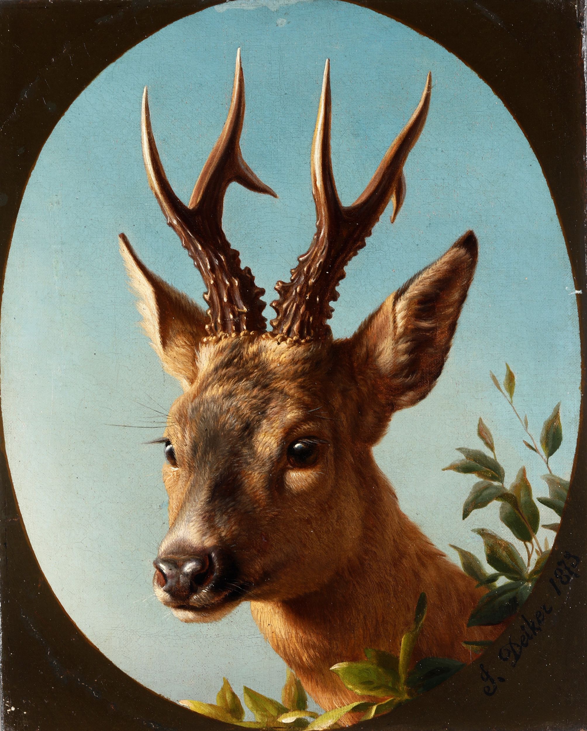 Johannes Christian Deiker : Daini - Asta Dipinti del XIX e XX secolo ...