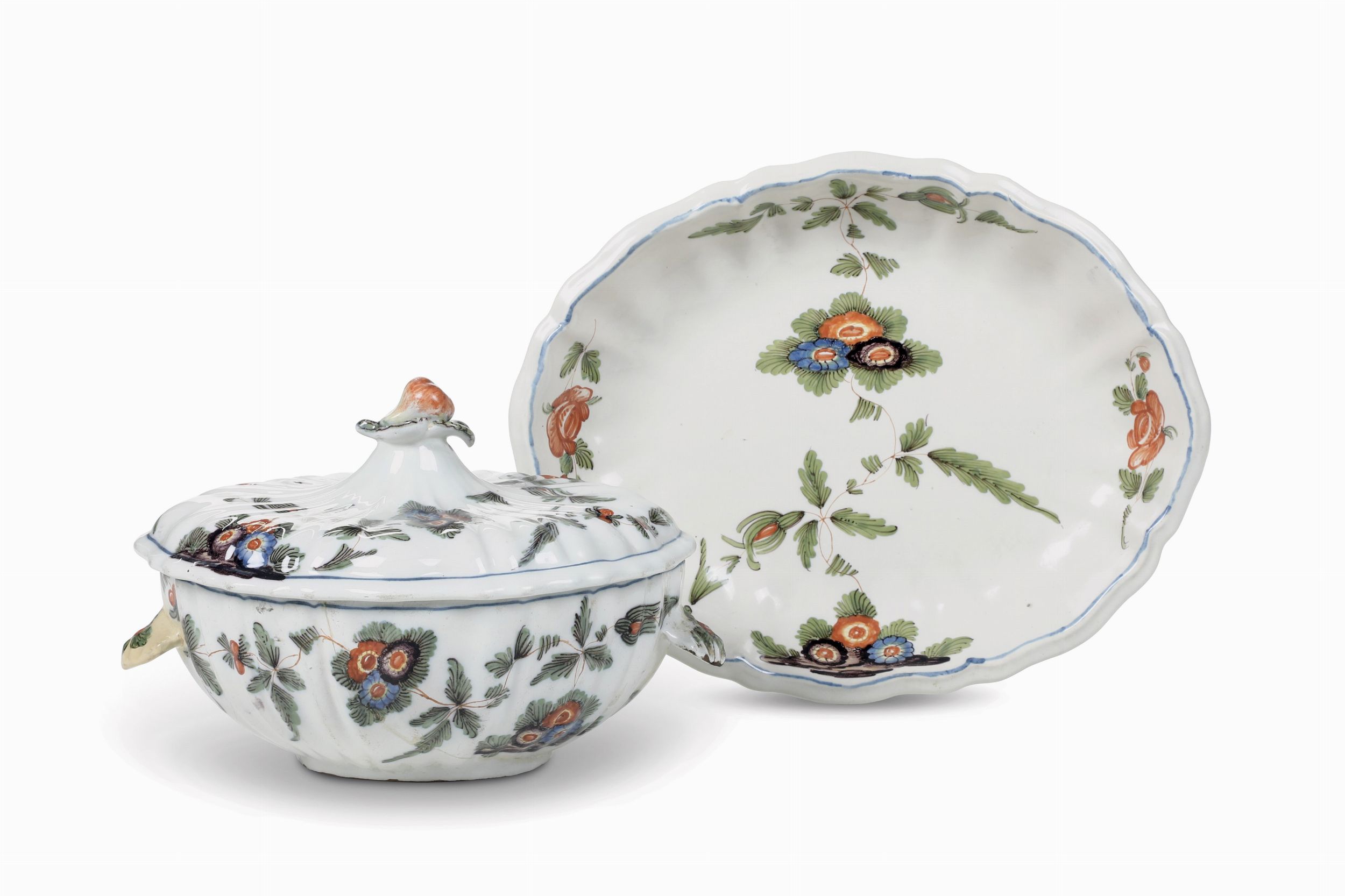 Una zuppiera e una bacinella Nove, Manifattura Antonibon, 1740-1770 ...