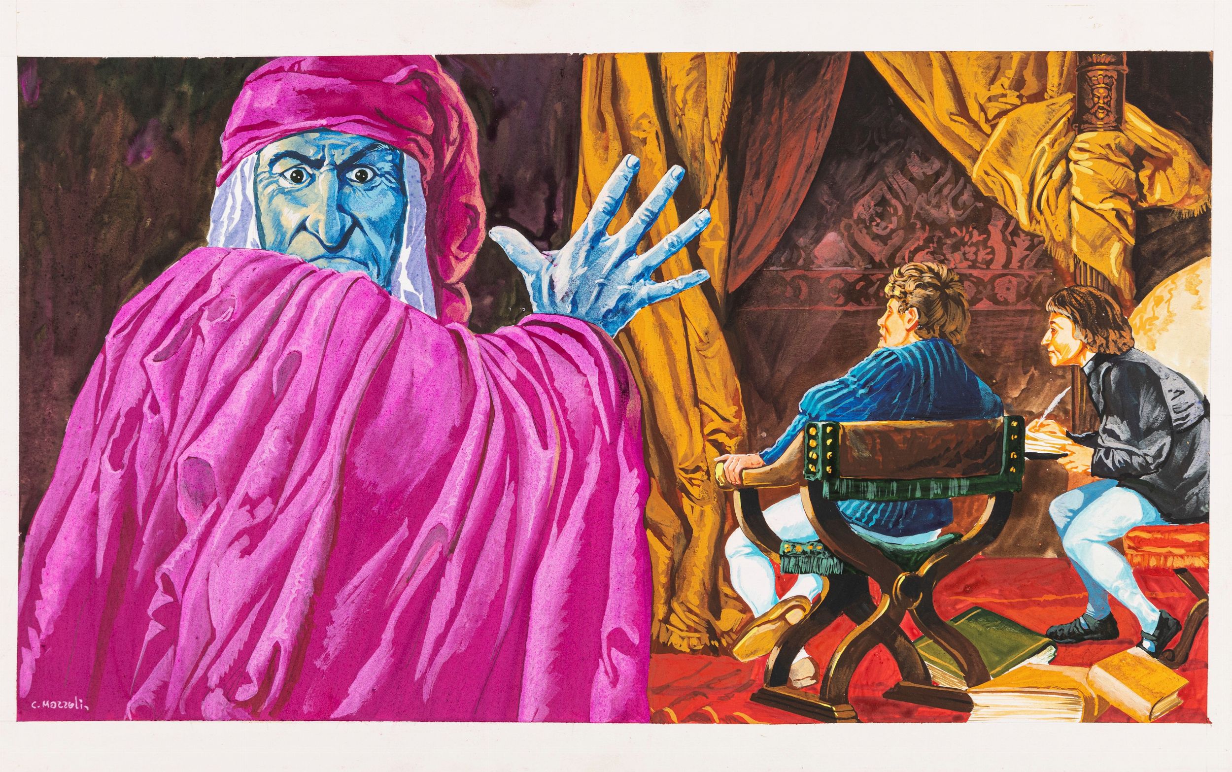 Claudio Mazzoli : Dante Alighieri - Asta Fumetti: Tavole e ...